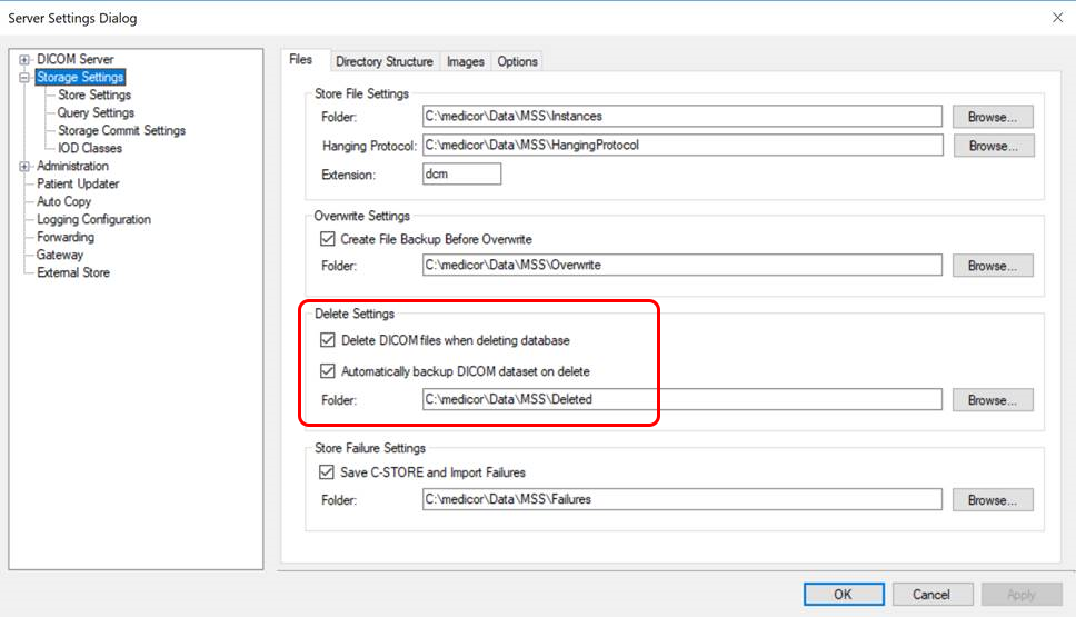 Locating a Deleted File - MiPACS